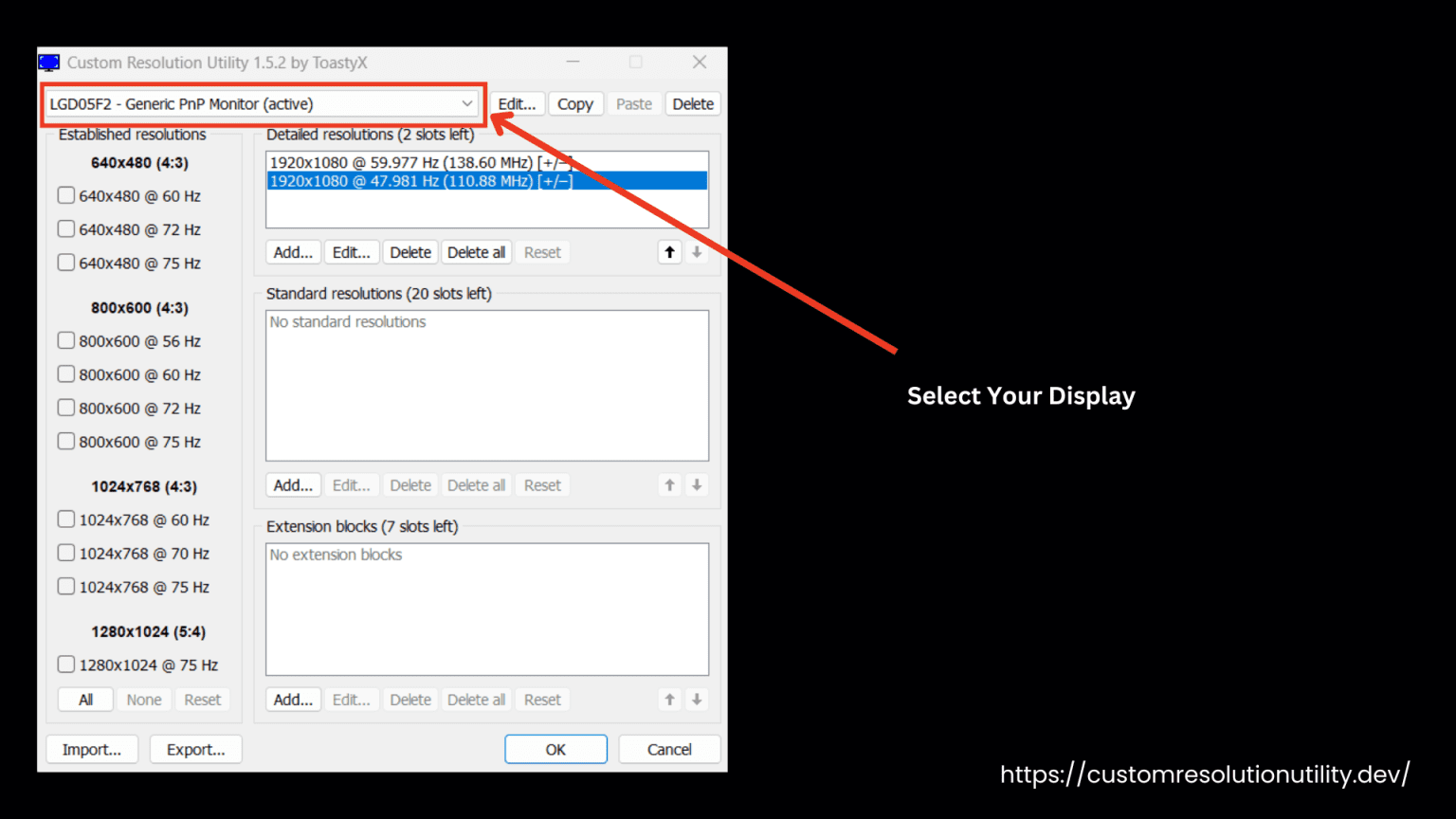 Custom Resolution Utility (CRU) » Download Now! [Official]
